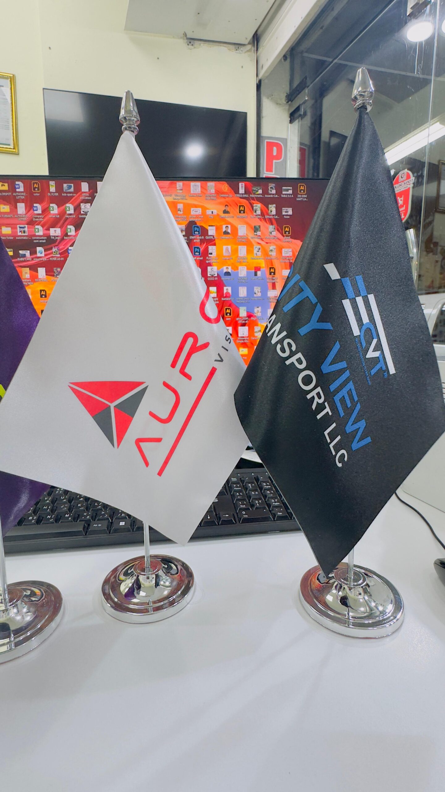 FLAG PRINTING - COLOR SPOT PRINTING